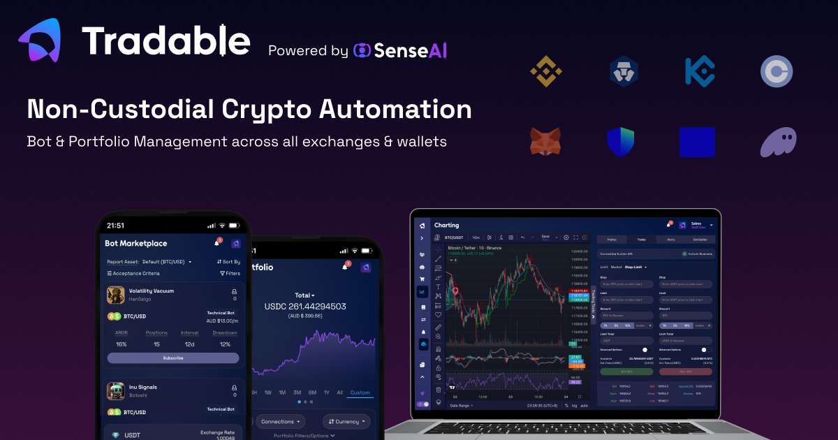 Tradable | The AI Powered Crypto Trading Bot Marketplace